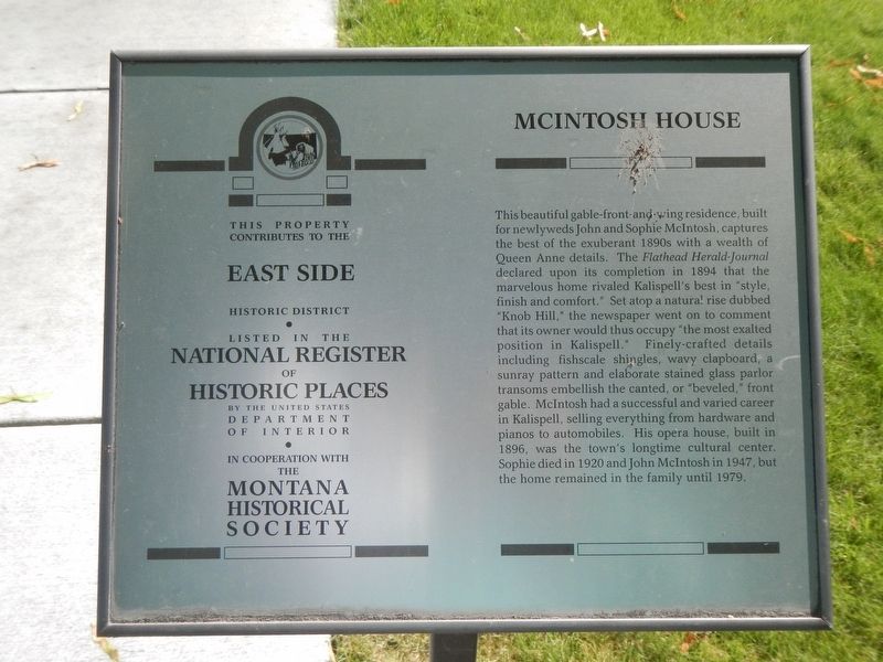 McIntosh House Historical Marker