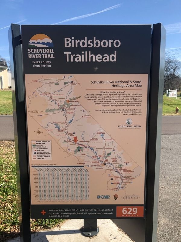 Birdsboro Trailhead Historical Marker