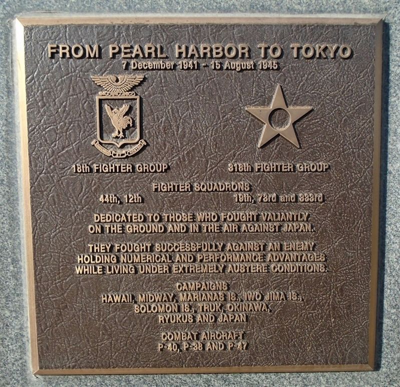 18th Fighter Group • 318th Fighter Group, a War Memorial