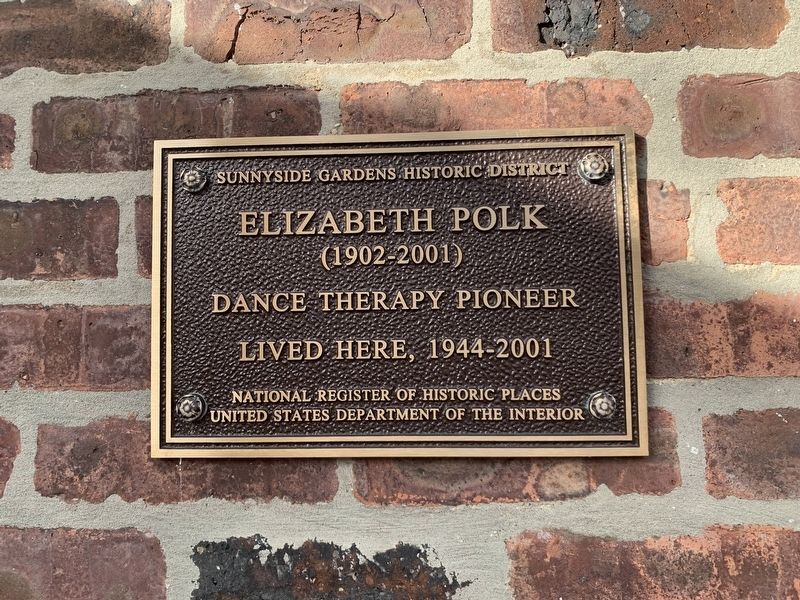 Elizabeth Polk (1902-2001) Historical Marker