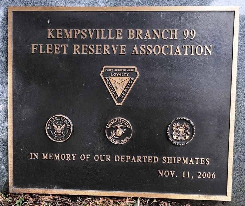 In Memory of Our Departed Shipmates, a War Memorial