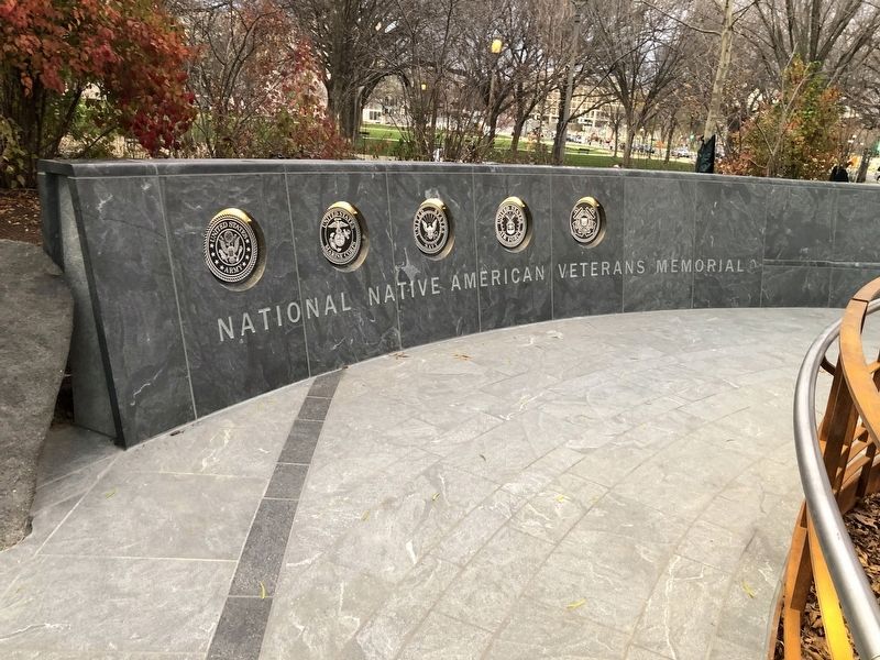 National Native American Veterans Memorial, a War Memorial