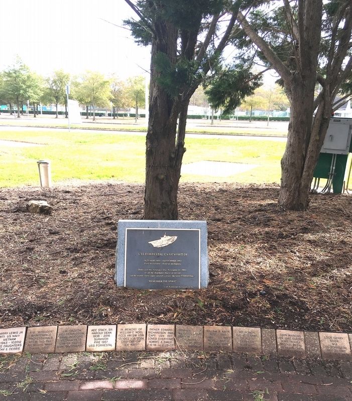 USS Forrestal CVA/CV/AVT-59, a War Memorial