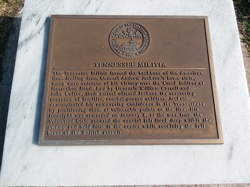 Tennessee Militia Historical Marker