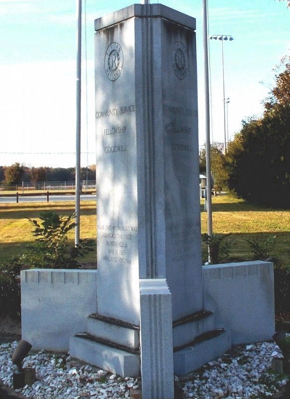 Ruritan National Monument Historical Marker