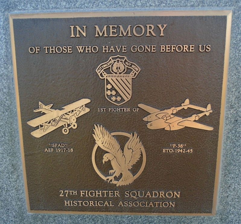 27th Fighter Squadron, a War Memorial