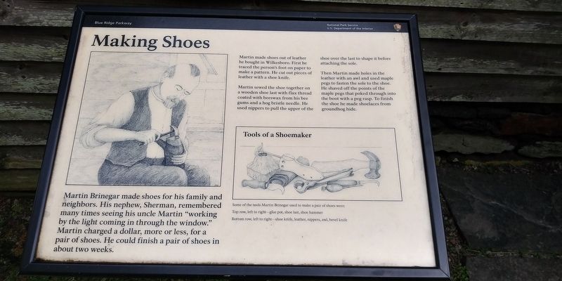 Making Shoes Historical Marker