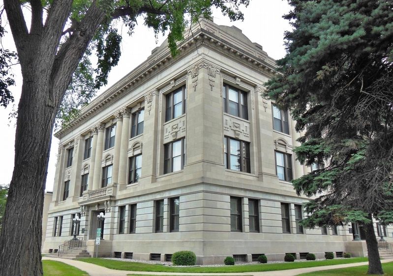 Grand Forks County Courthouse Historical Marker