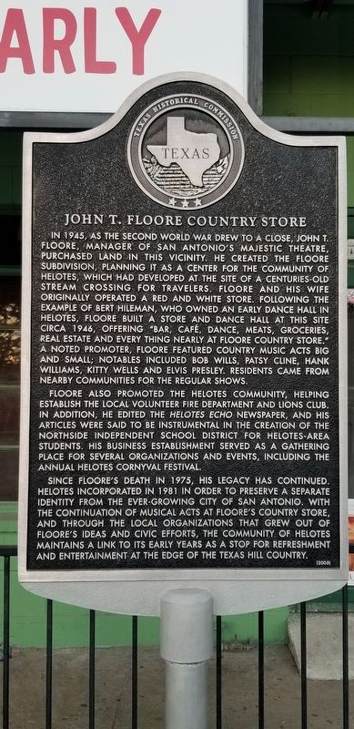 John T. Floore Country Store Historical Marker
