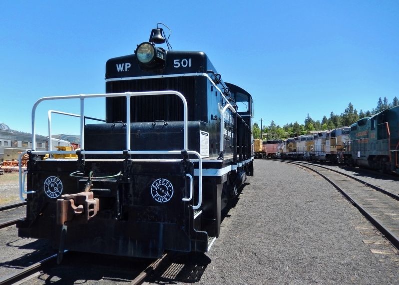 Western Pacific Railroad 501 Historical Marker