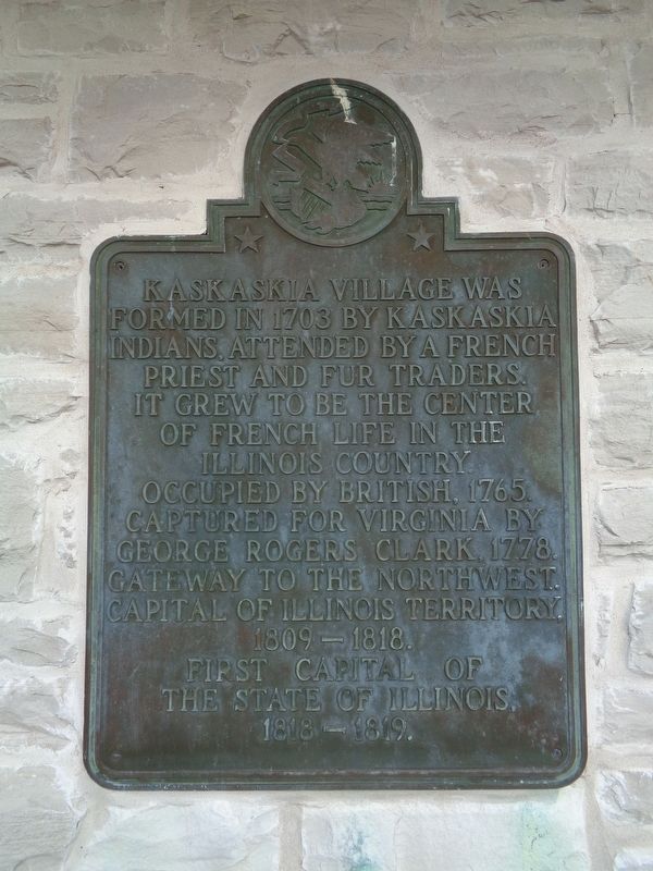 Kaskaskia Village Historical Marker