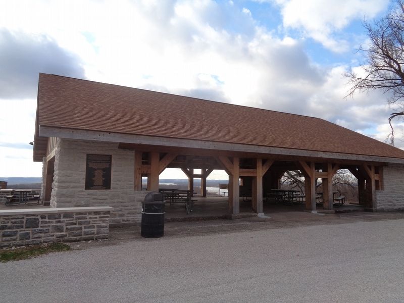 Fort Kaskaskia Shelter Historical Marker