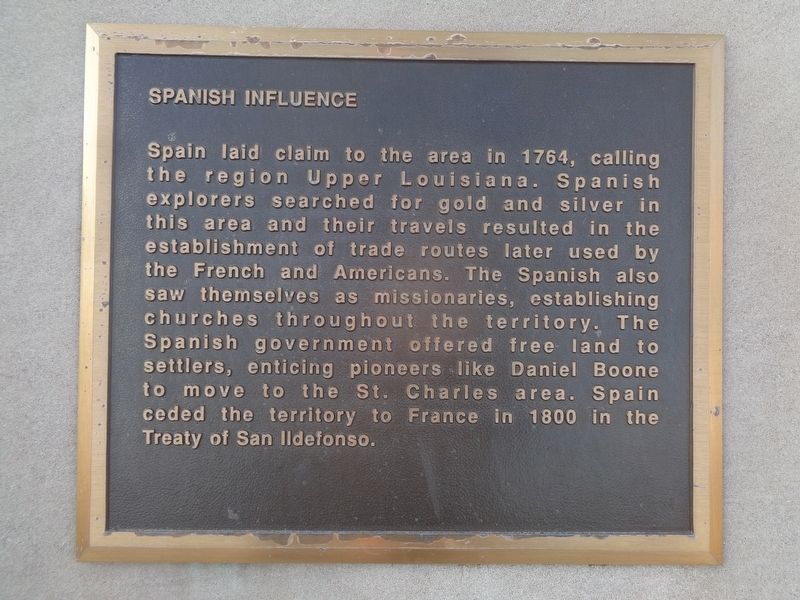 Spanish Influence Historical Marker