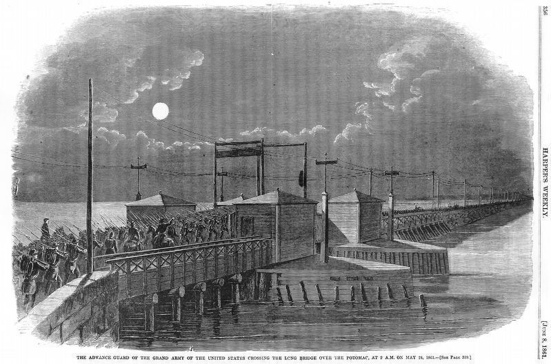 The March Across the Long Bridge Historical Marker