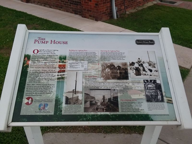 The Pump House Historical Marker
