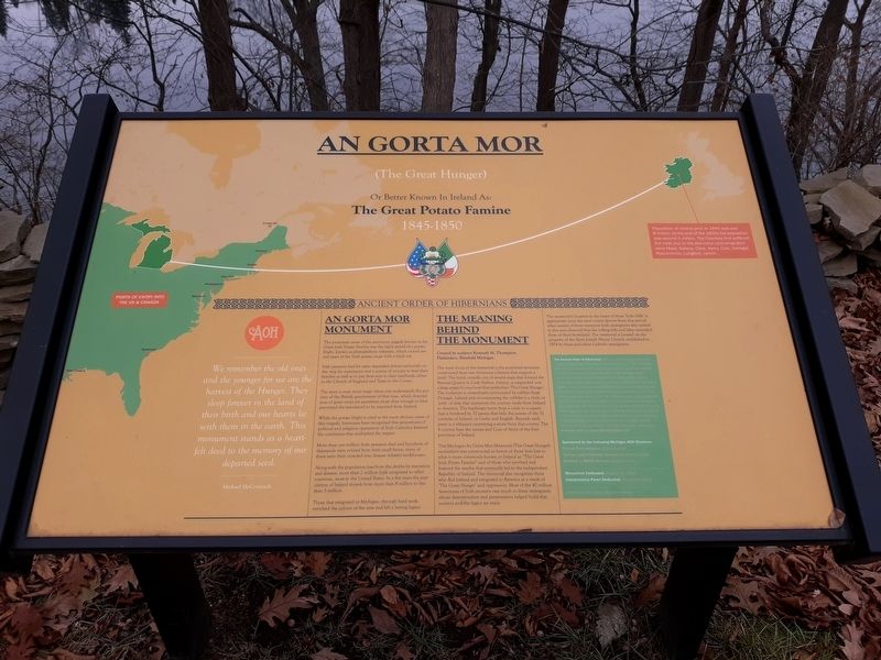 An Gorta Mor Historical Marker