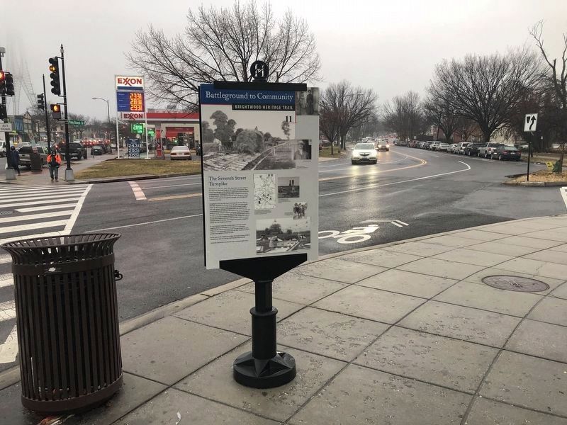 The Seventh Street Turnpike Historical Marker