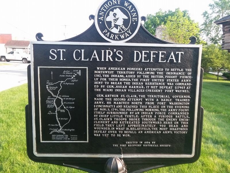 St. Clair's Defeat / Battle of Fort Recovery Historical Marker