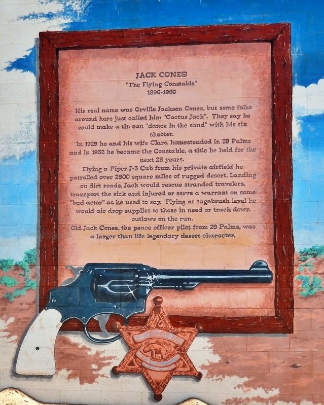 Jack Cones Historical Marker