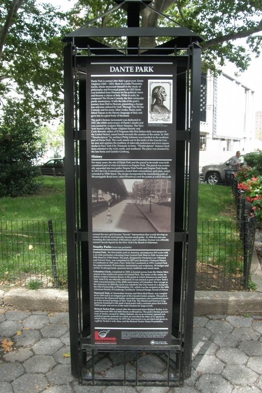 Dante Park Historical Marker