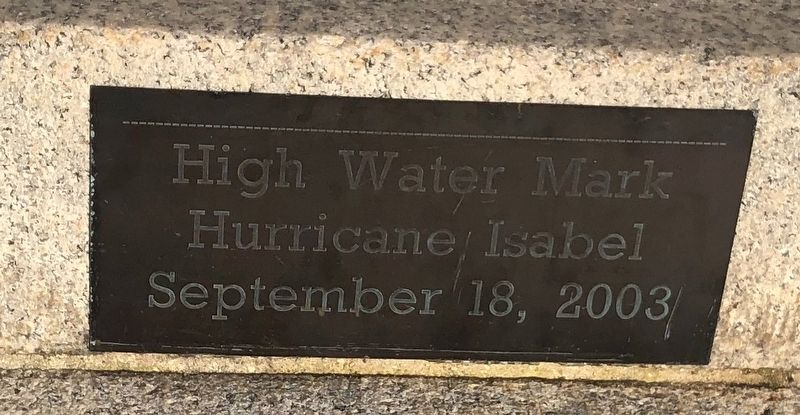 Hurricane Isabel Historical Marker