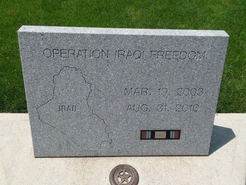 Delphos Operation Iraqi Freedom Memorial, a War Memorial