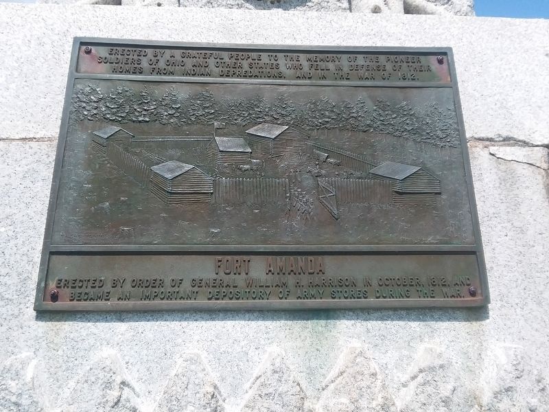 Fort Amanda Monument Historical Marker