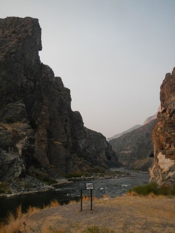Boysen's Historic Dam Historical Marker