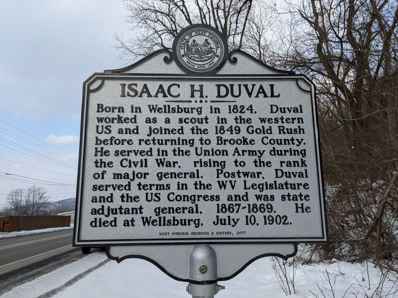 Isaac H. Duval Historical Marker