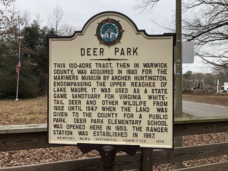 Deer Park Historical Marker