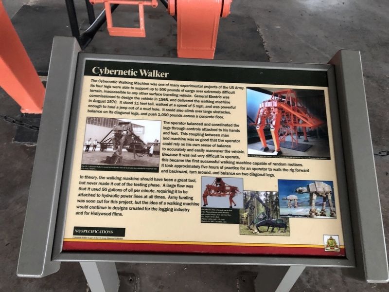 Cybernetic Walker Historical Marker
