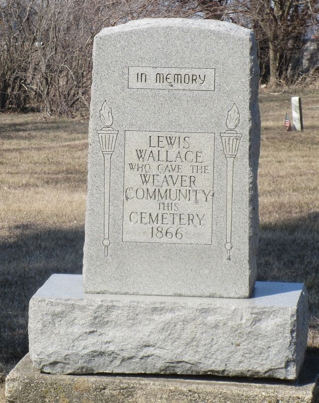 Weaver Cemetery Historical Marker
