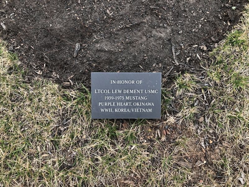 LtCol Lew Dement USMC, a War Memorial