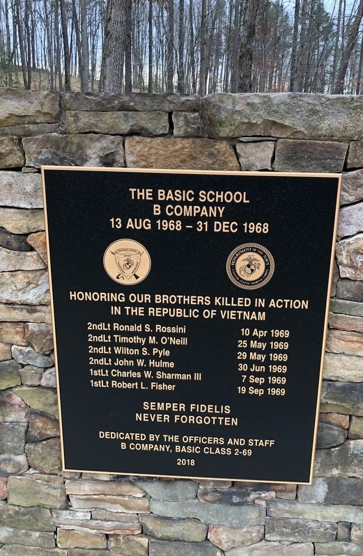 The Basic School, a War Memorial