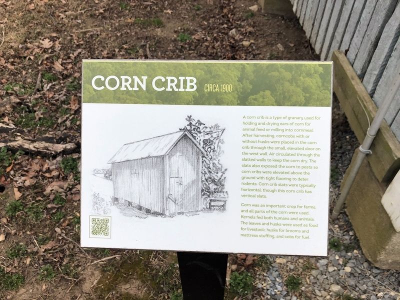 Corn Crib Historical Marker