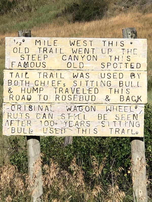 Old Spotted Tail Trail Historical Marker
