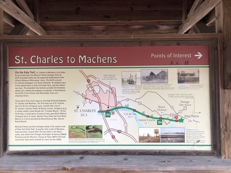 St. Charles to Machens Historical Marker