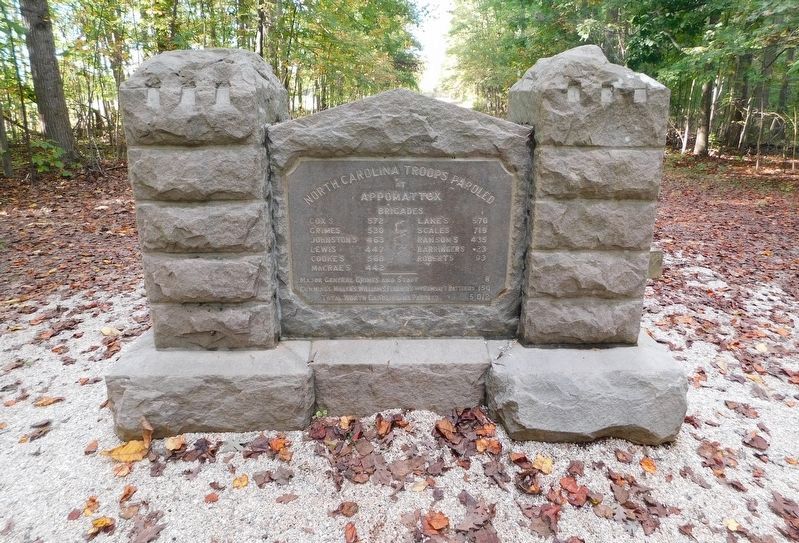 North Carolina Monument Historical Marker