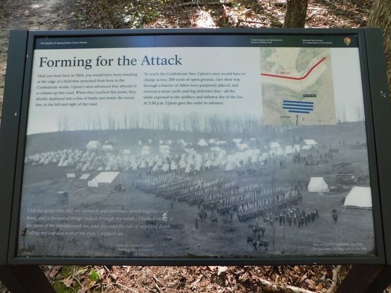 Forming for the Attack Historical Marker