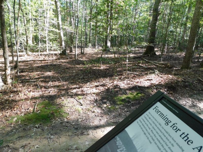 Forming for the Attack Historical Marker