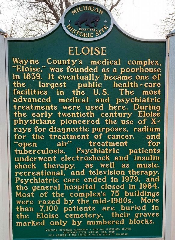 Eloise Historical Marker