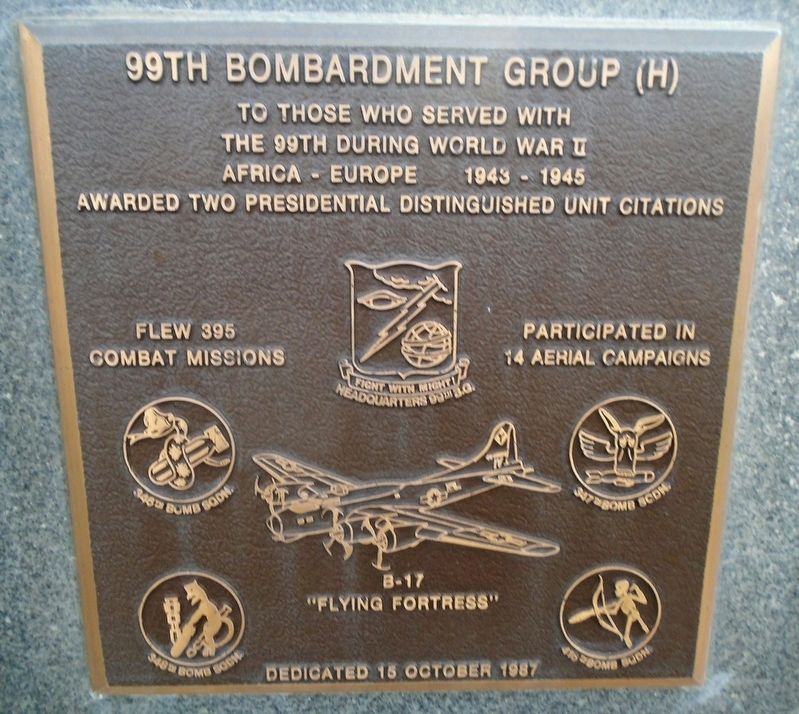 99th Bombardment Group (H), a War Memorial