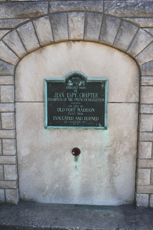 Old Fort Madison Historical Marker