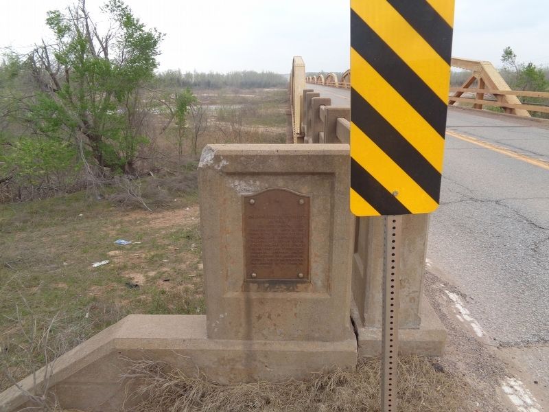 Oklahoma Federal Aid Project Historical Marker