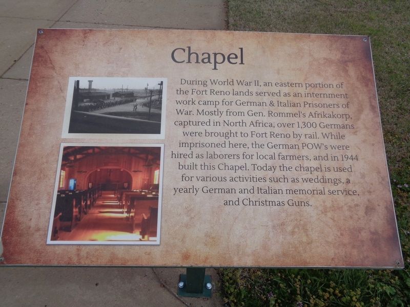 Chapel Historical Marker