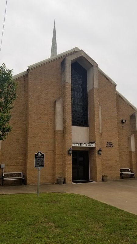 First Baptist Church of Teague Historical Marker