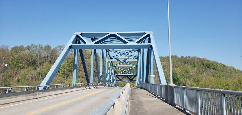 Crossing the Mon at Point Marion, Pennsylvania Historical Marker