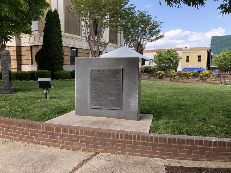 Person County Veterans Memorial, a War Memorial