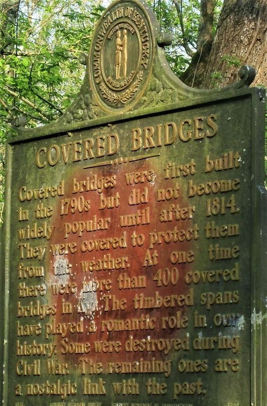 Colville Covered Bridge / Covered Bridges Historical Marker