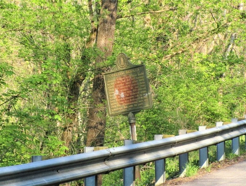 Colville Covered Bridge / Covered Bridges Historical Marker
